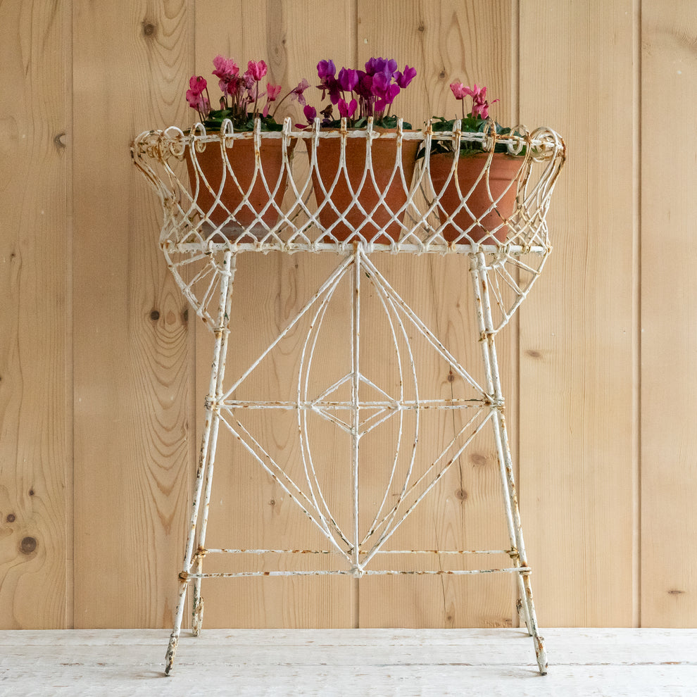 Antique Wirework Plant Stand – Goose Home and Garden