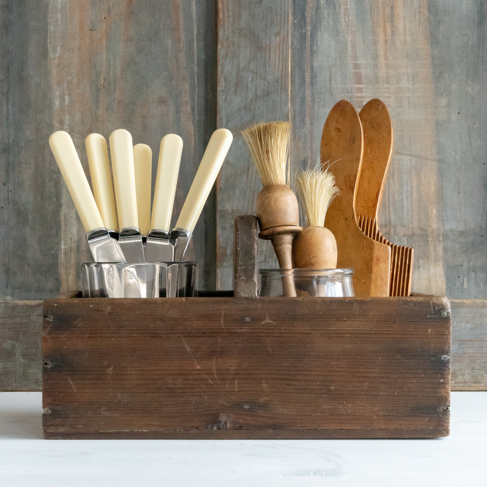 Cute Little Rustic Caddy Trug – Goose Home and Garden