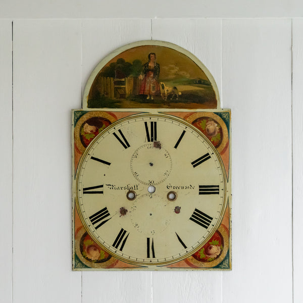 Decorative Hand Painted Antique Clock Face – Goose Home and Garden
