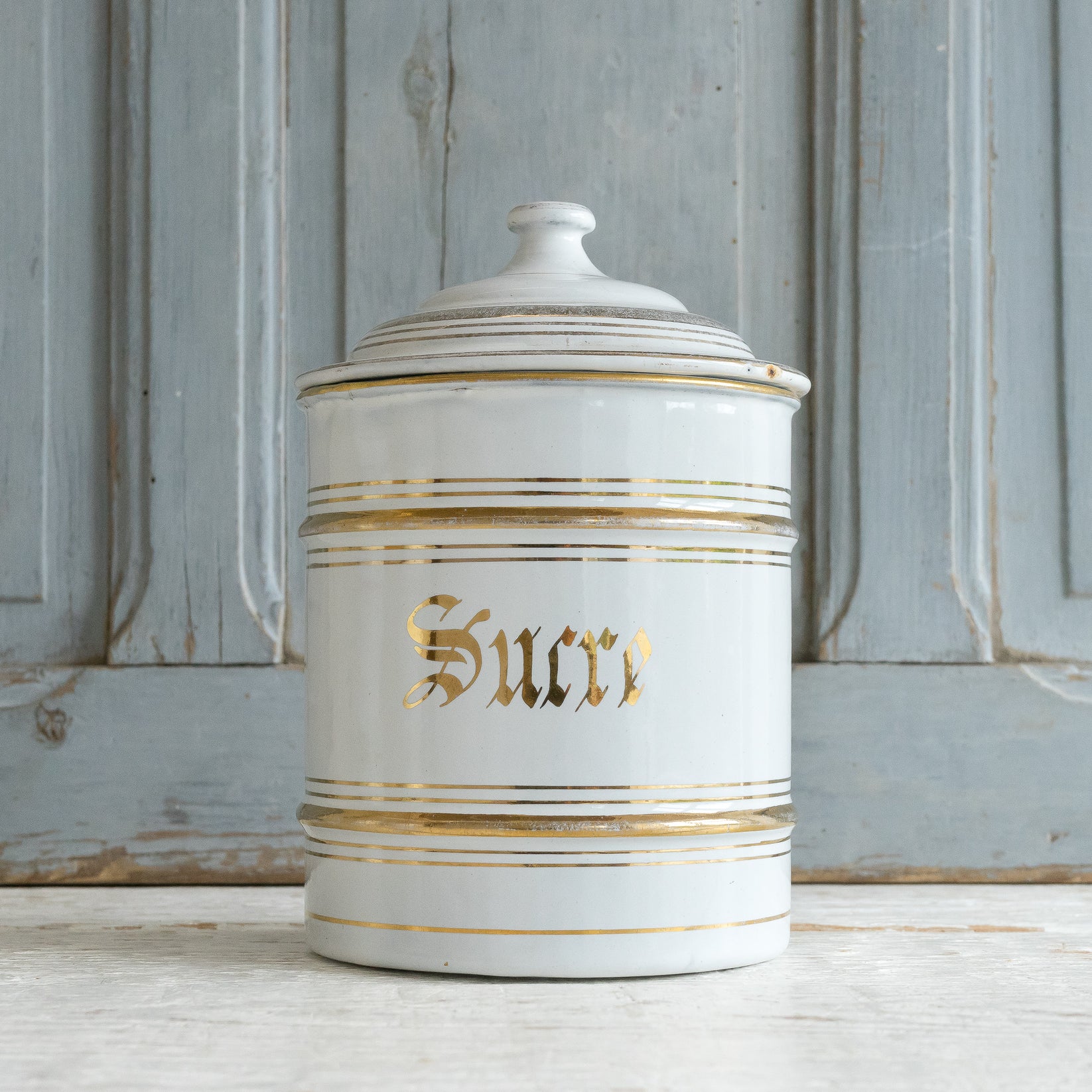 Vintage French Enamel Storage Tins – Goose Home and Garden